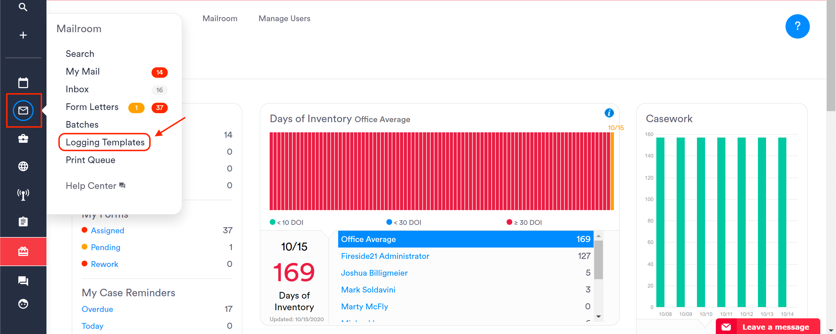 Logging Templates - Manual – Fireside