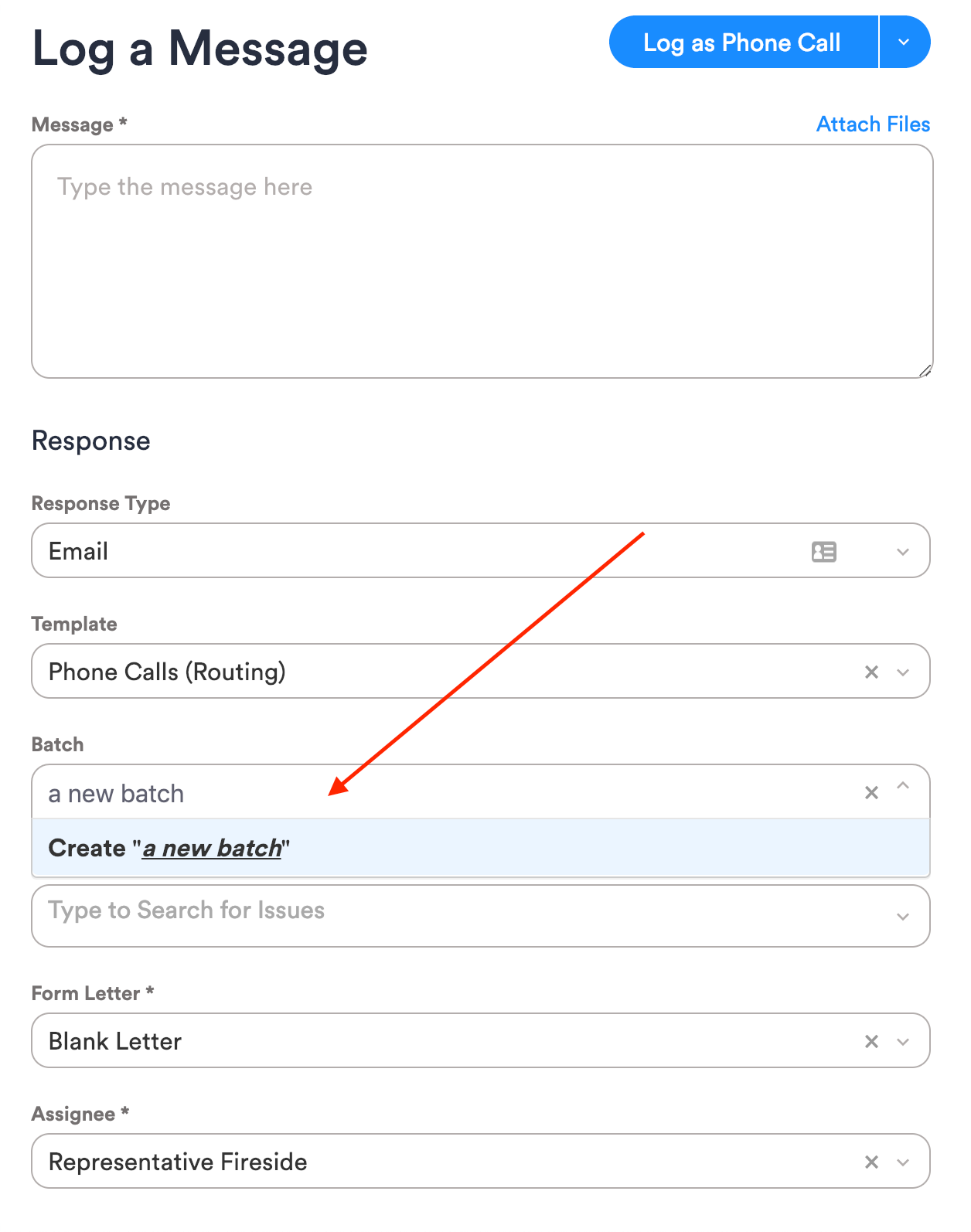 Create a Batch – Fireside