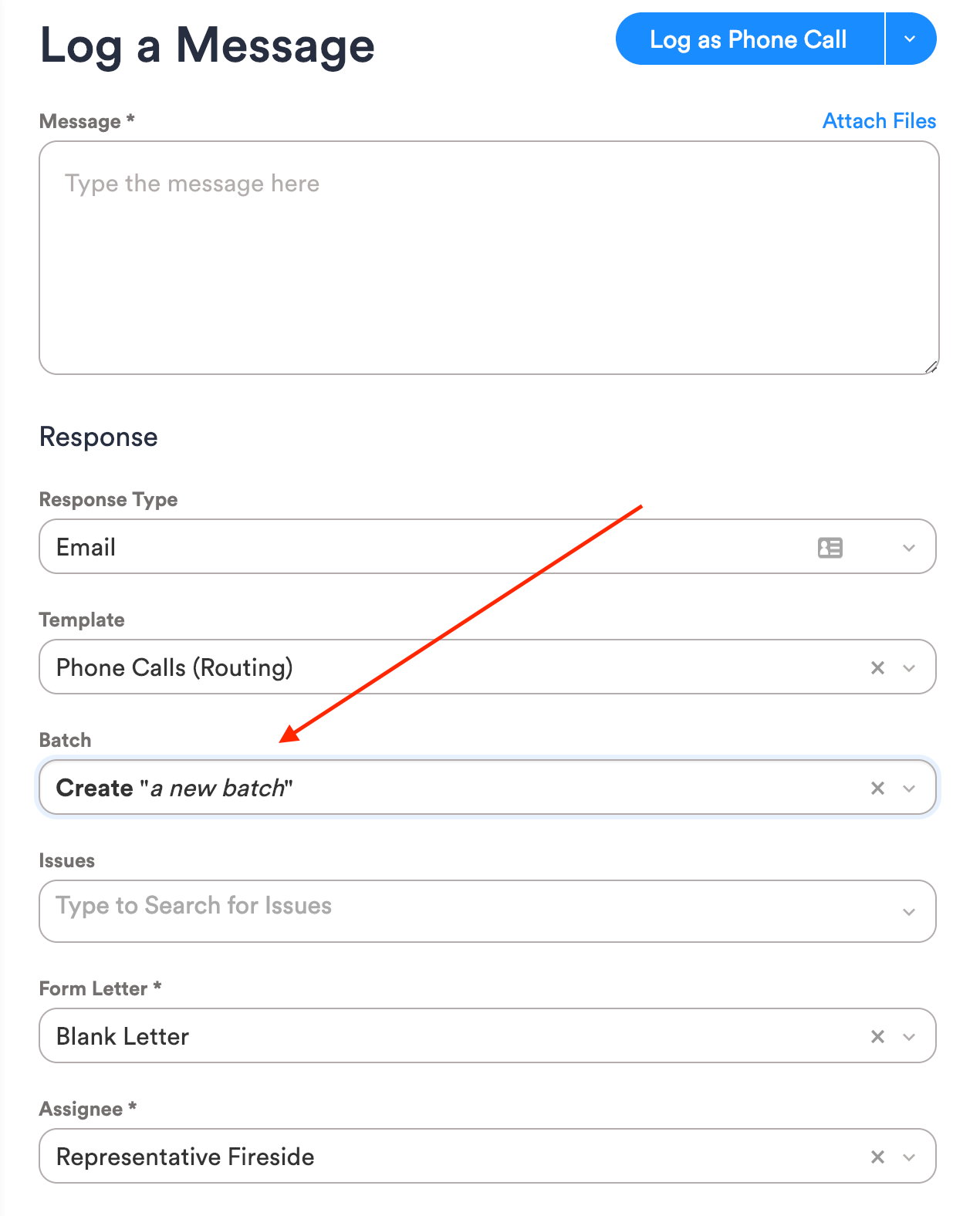 Create a Batch – Fireside