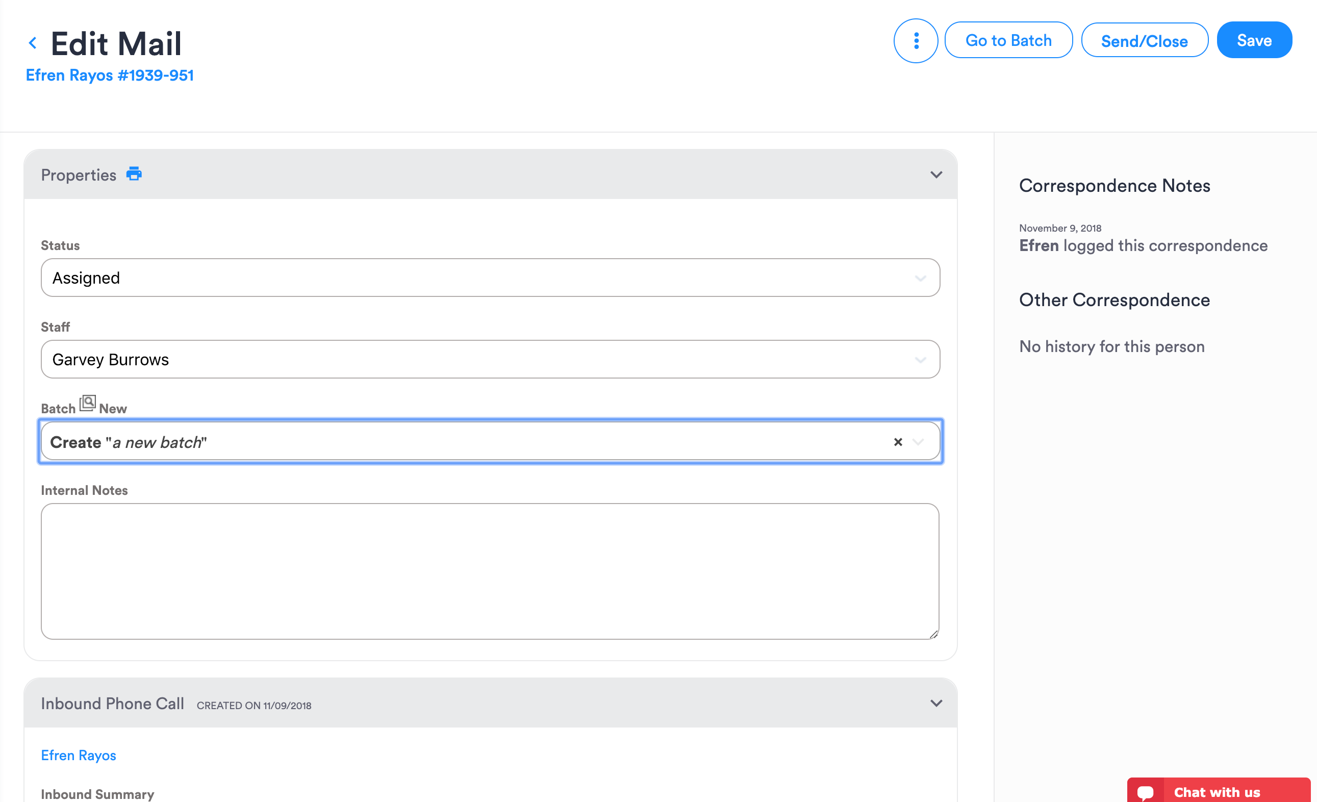 Create a Batch – Fireside