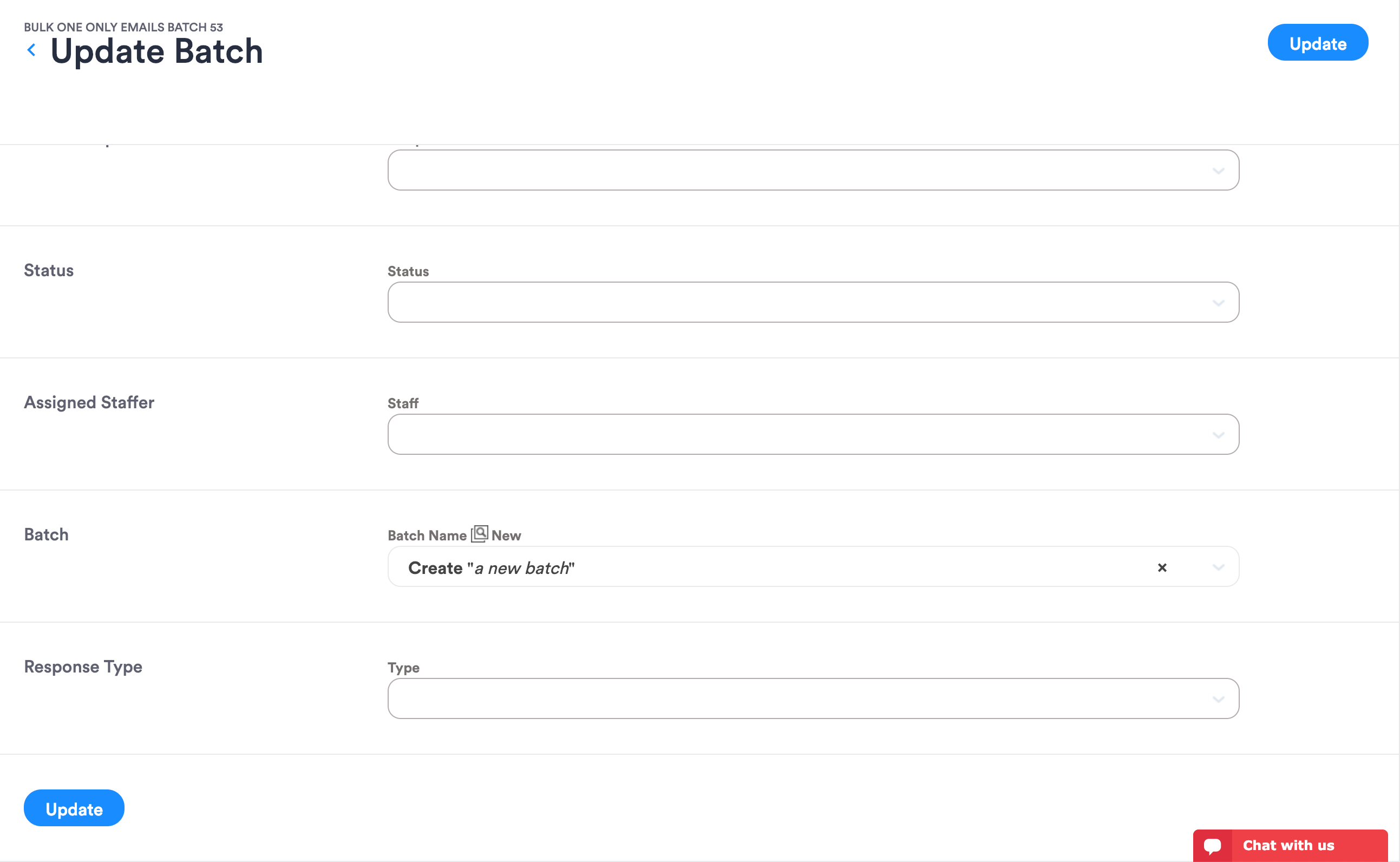 Create a Batch – Fireside