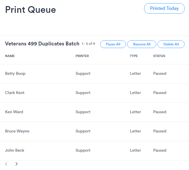 Print Queue – Fireside