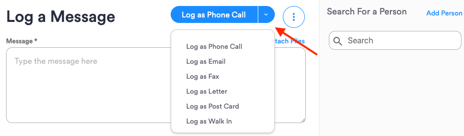 Fireside State Log a Message – Fireside