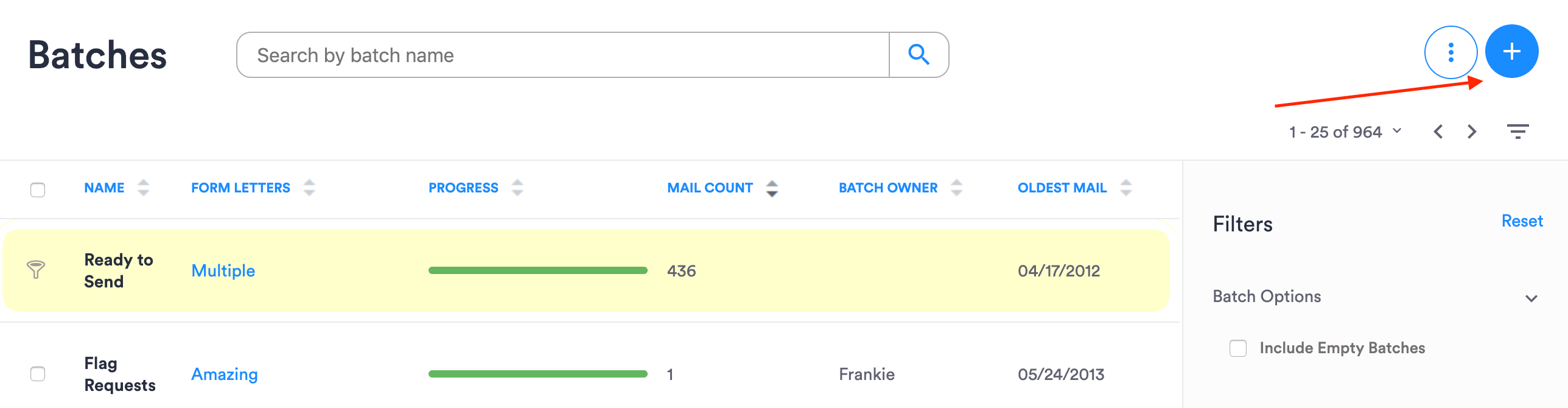Fireside State Create a Batch – Fireside