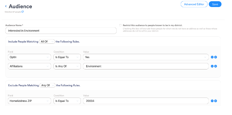 Example Audience – Fireside