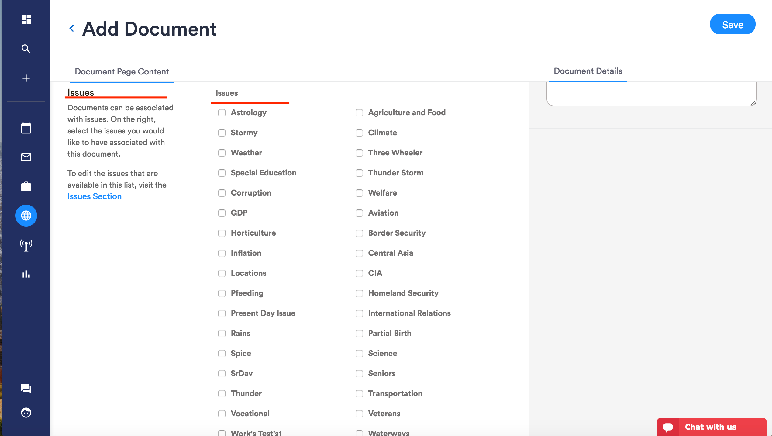 Adding or Editing Documents – Fireside