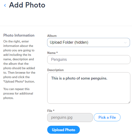 Adding and Editing Photos – Fireside
