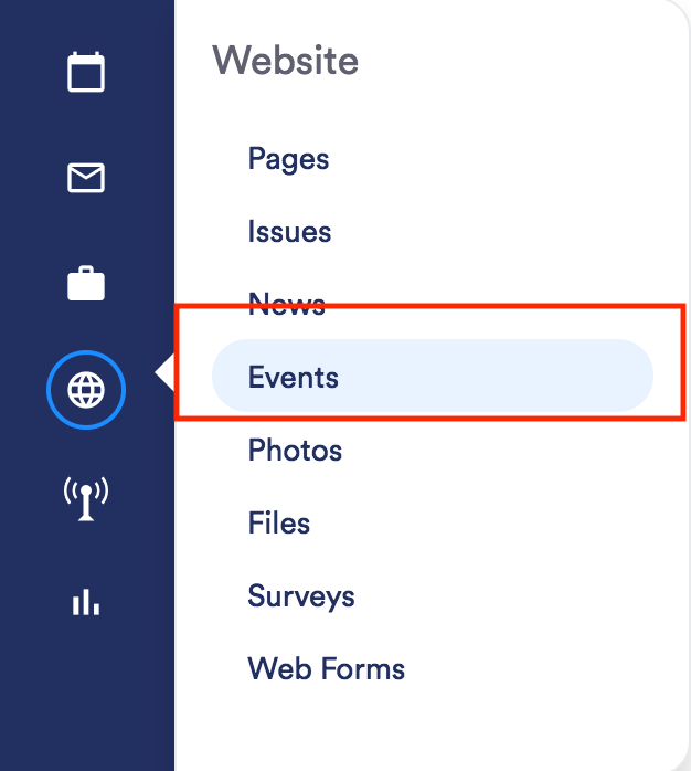Adding and Editing Event Types – Fireside