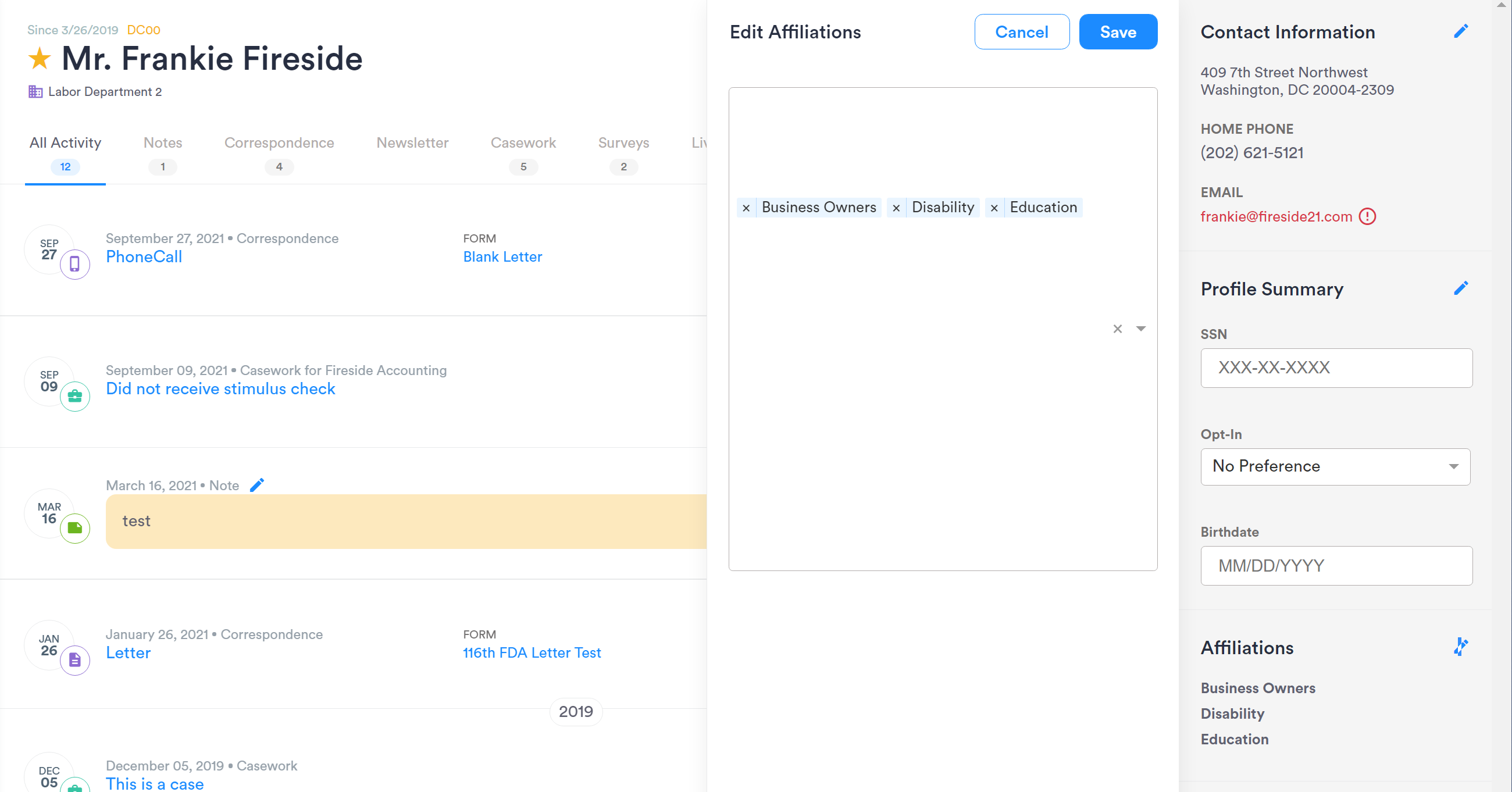 Adding Affiliation Codes – Fireside