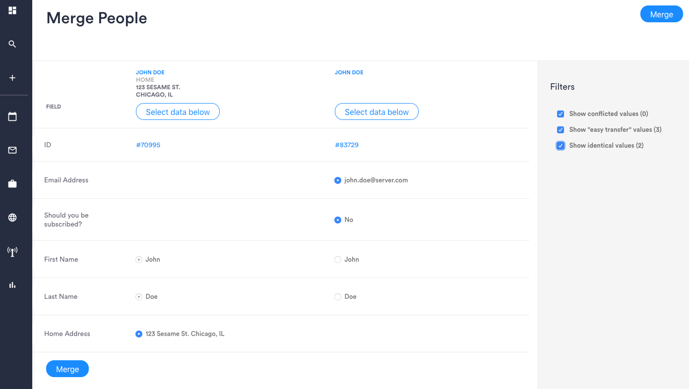 Fireside State Merging Duplicate Records – Fireside