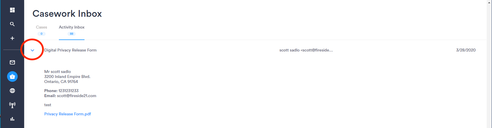 Digital Privacy Authorization Release Form – Fireside