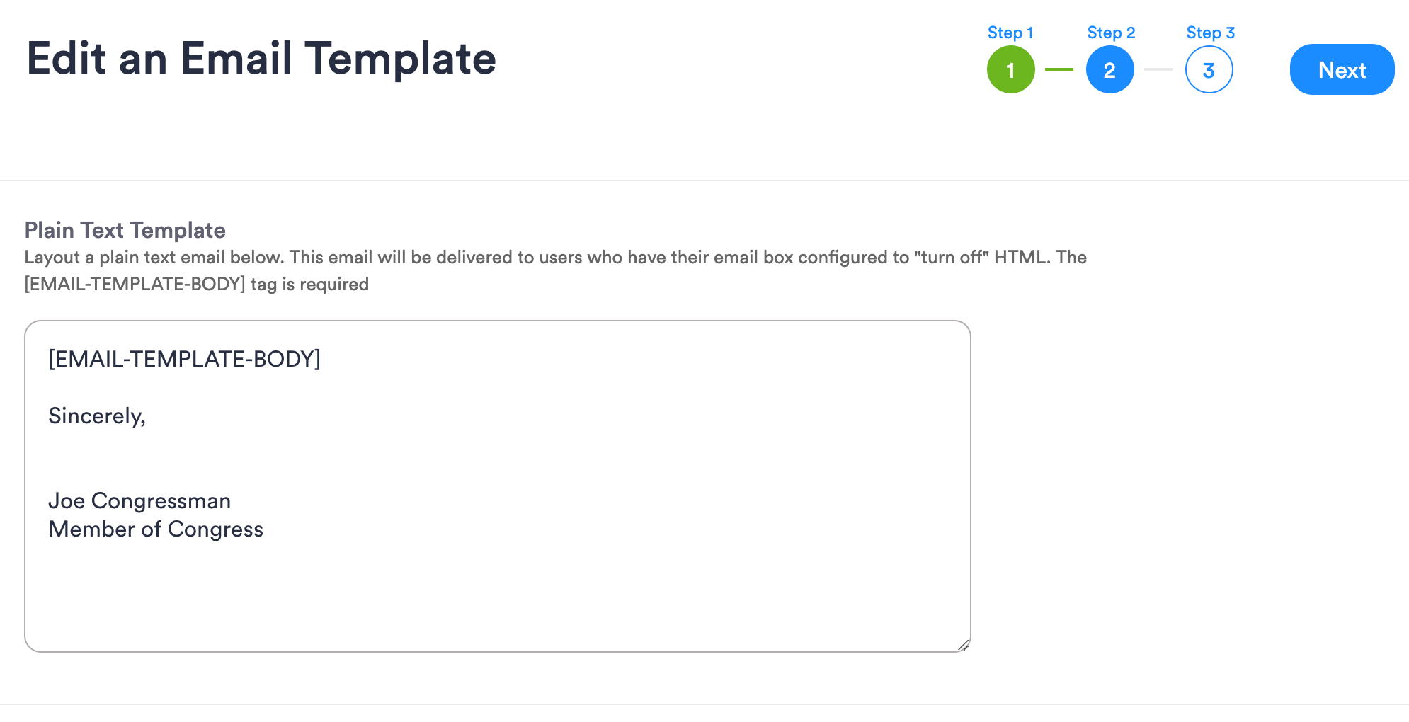 Casework Email Template – Fireside
