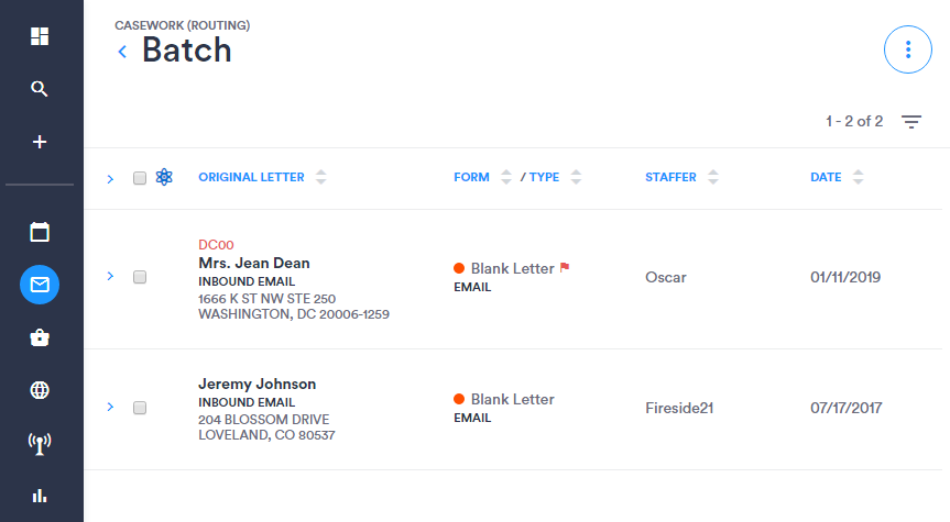 How to convert online casework requests into cases – Fireside