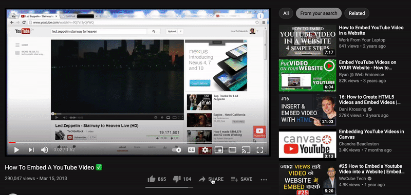 Adding YouTube Videos to Text Components – Fireside