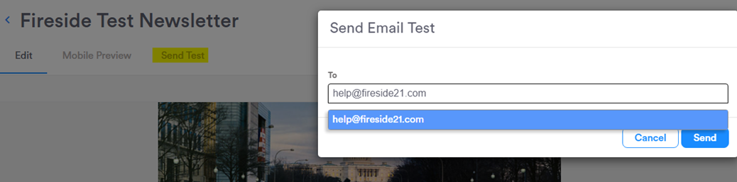 Creating and Sending Newsletter Messages – Fireside
