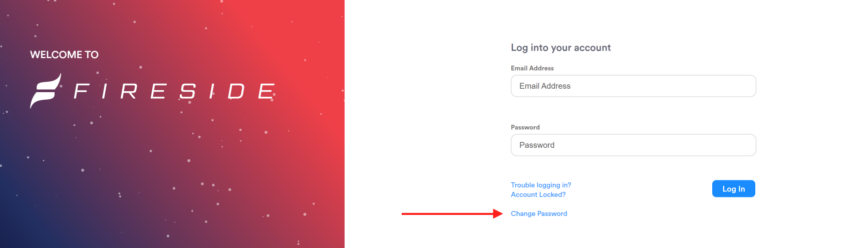 Fireside State Password Reset – Fireside